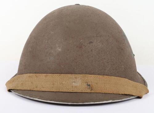 WW2 Canadian Mk III 1944 ‘Turtle’ Pattern Steel Combat Helmet with ...
