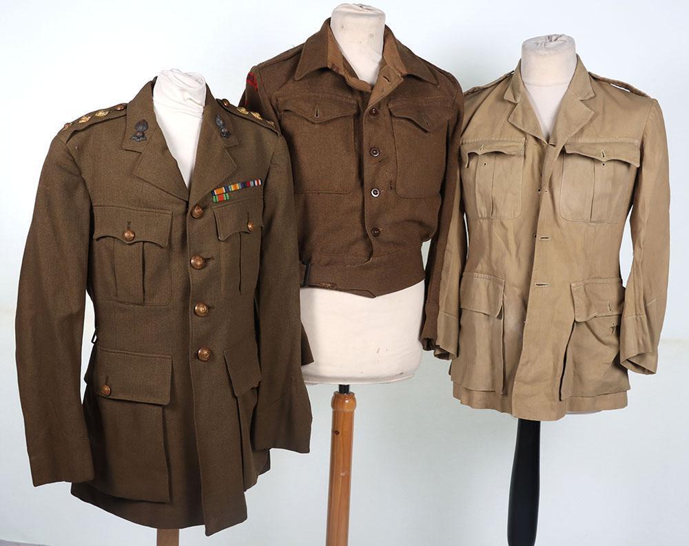 WW2 British Uniform, Headdress and Document Grouping of Captain Dawson ...