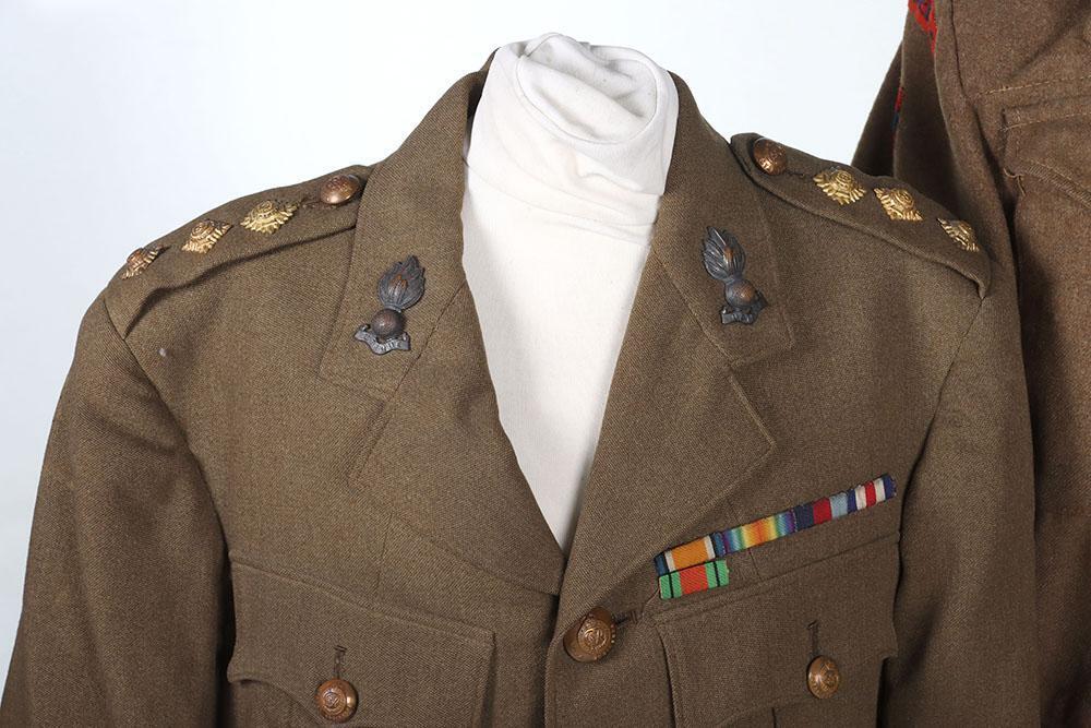 WW2 British Uniform, Headdress and Document Grouping of Captain Dawson ...