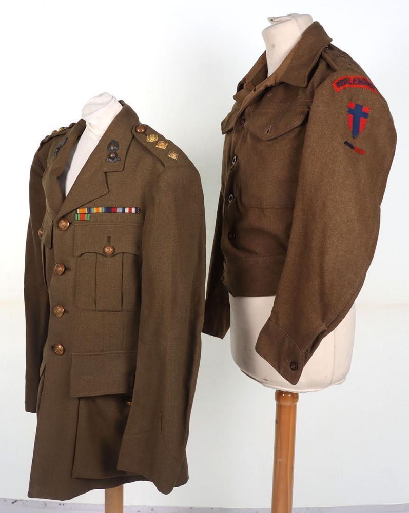 WW2 British Uniform, Headdress and Document Grouping of Captain Dawson ...