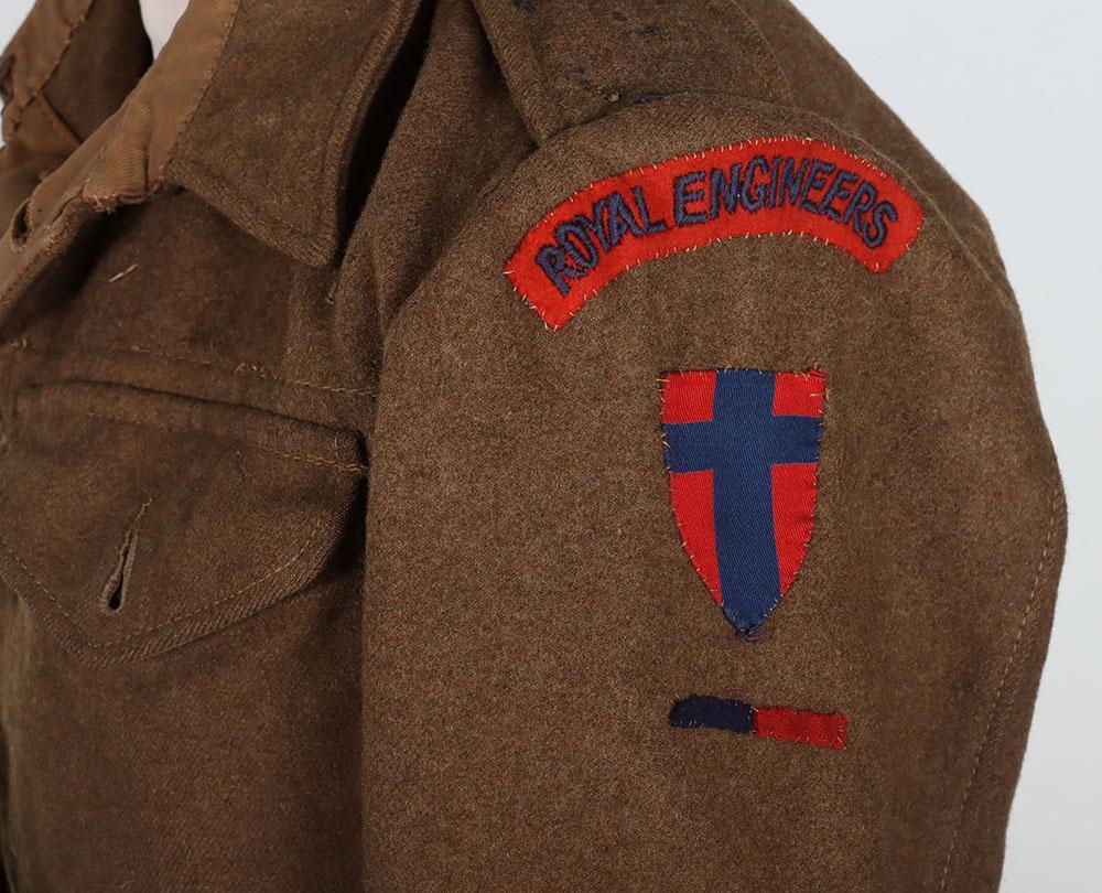 WW2 British Uniform, Headdress and Document Grouping of Captain Dawson ...