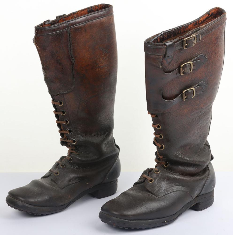 WW1 British Royal Field Artillery Pattern Leather Boots