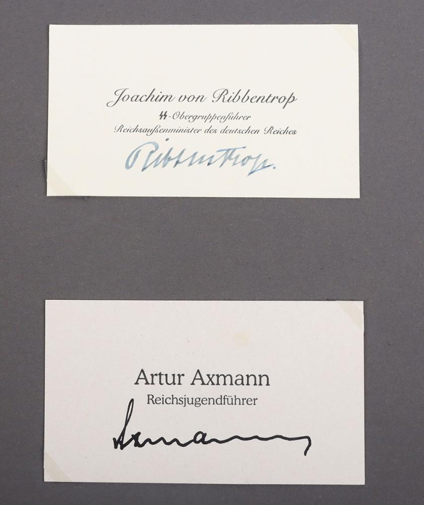 Historic Signature Album Collated by Christa Schroeder, Adolf Hitlers ...