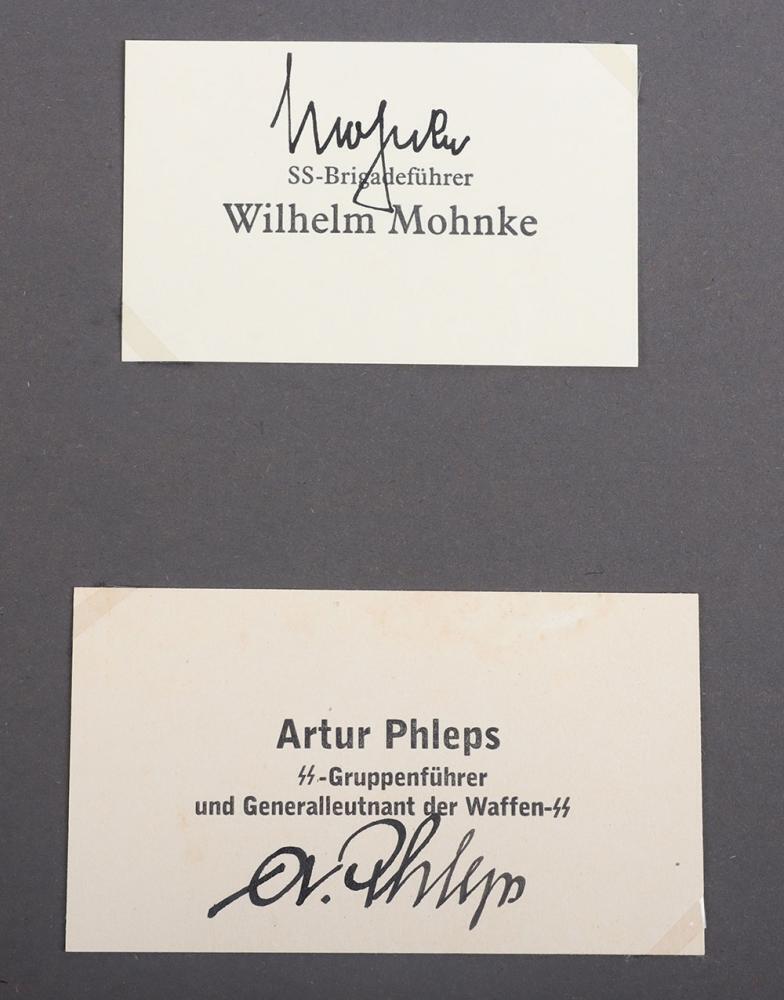 Historic Signature Album Collated by Christa Schroeder, Adolf Hitlers ...