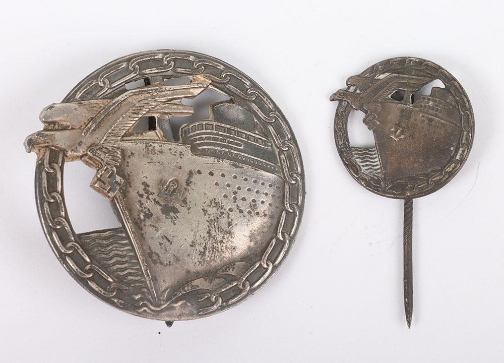 WW2 German Kriegsmarine Blockade Breakers Badge by Schwerin Berlin with ...