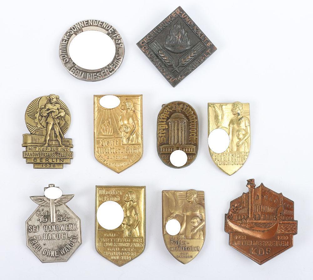 10x Third Reich Rally / Day Badges