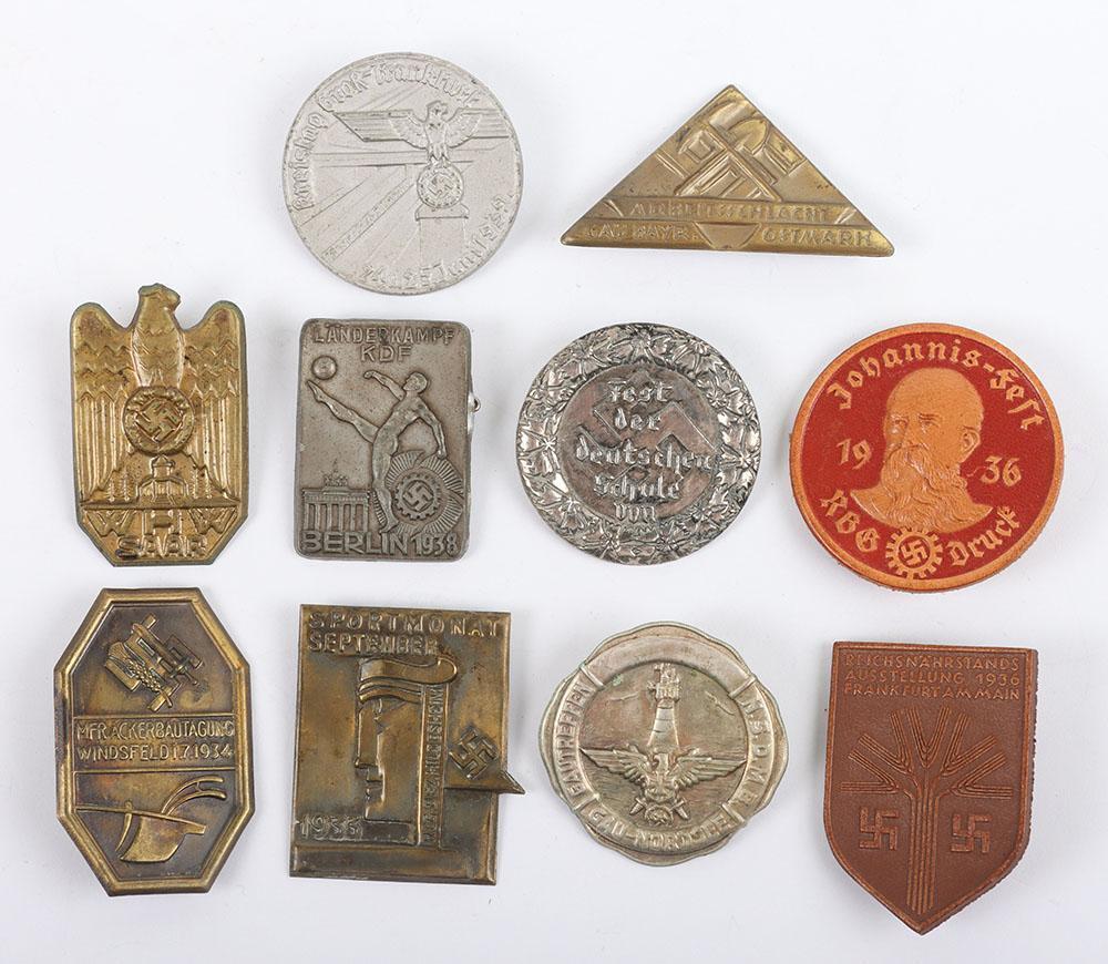 10x Third Reich Rally / Day Badges