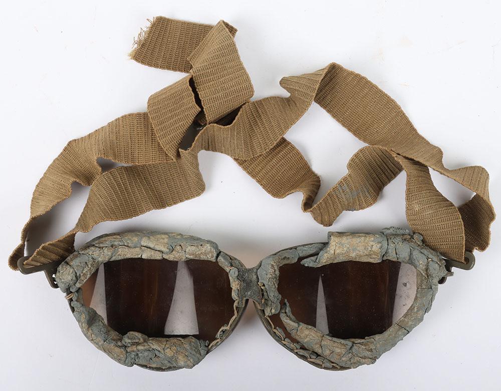 Pair of WW2 German Luftwaffe Flying Goggles