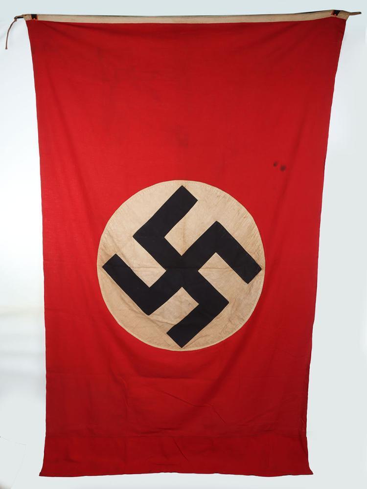 WW2 German NSDAP Flag Taken by US GI from the Town Hall in Spa, Belgium ...