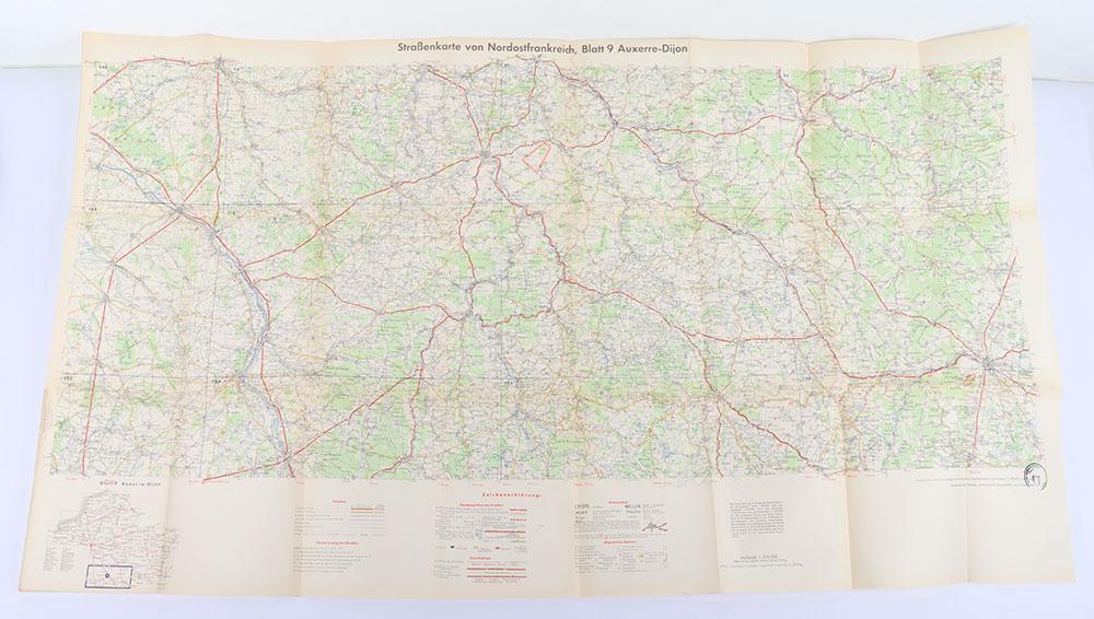 WW2 German Army 1940 Invasion Maps of France