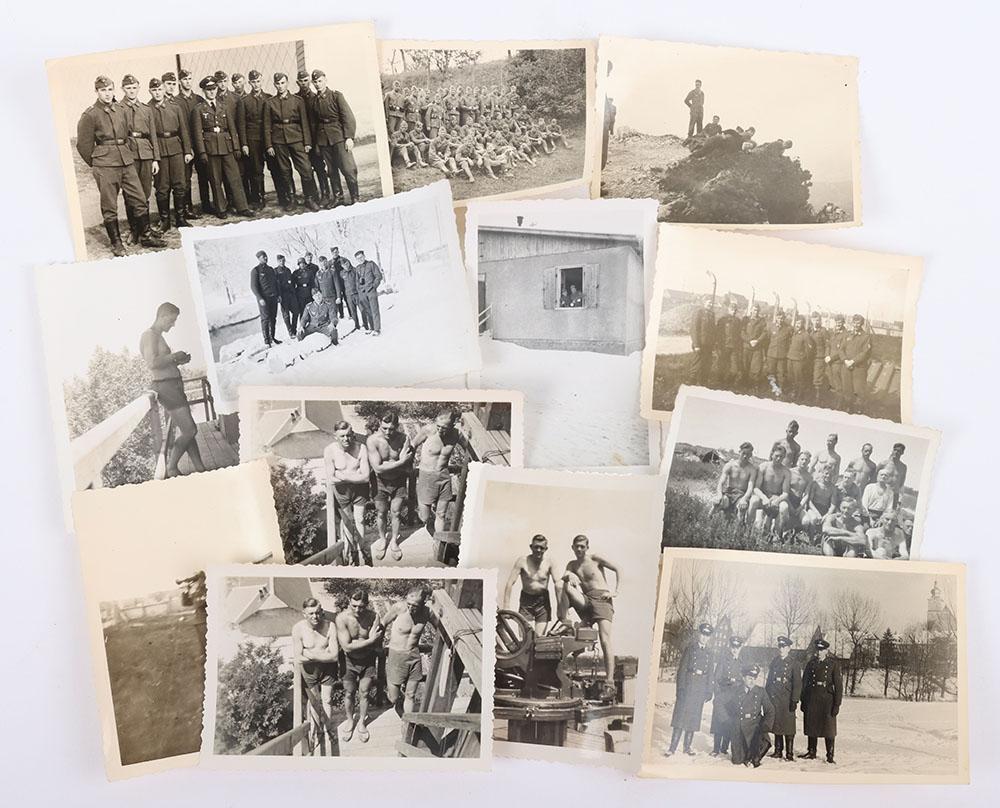 Grouping of WW2 German Luftwaffe Flak Unit Photographs