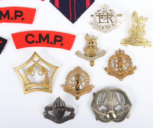 Grouping of Military Police and Military Provost Staff Corps Badges and ...