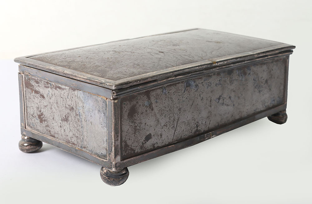 WW1 Steel Cigarette Box Made from Material Salvaged from Imperial ...
