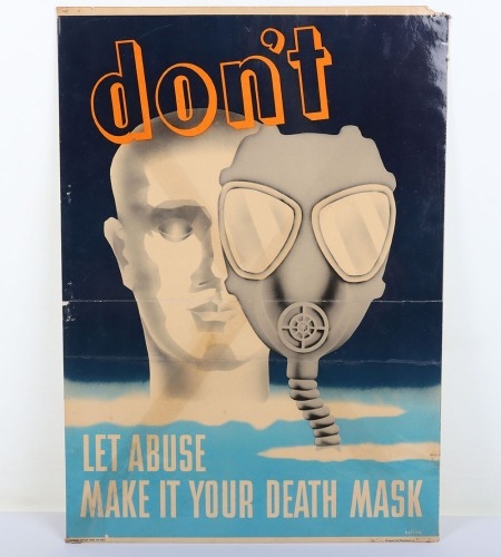 US WW2 Chemical Warfare Warning / Training Posters