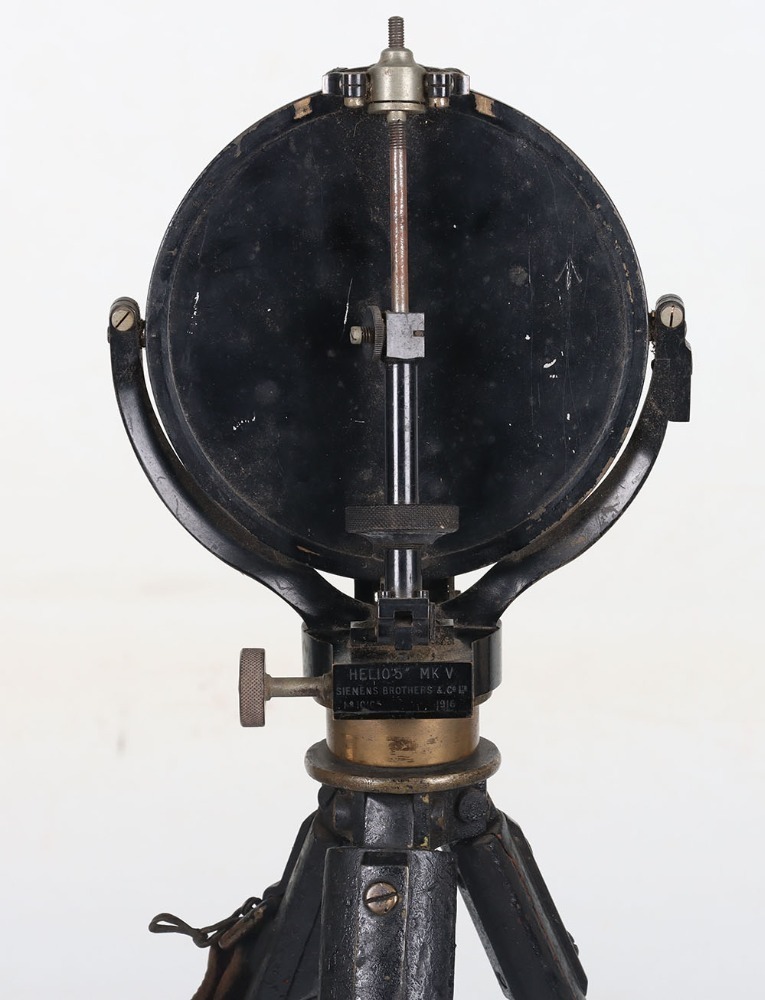 WW1 British Heliograph 5” MKV Signalling Mirror