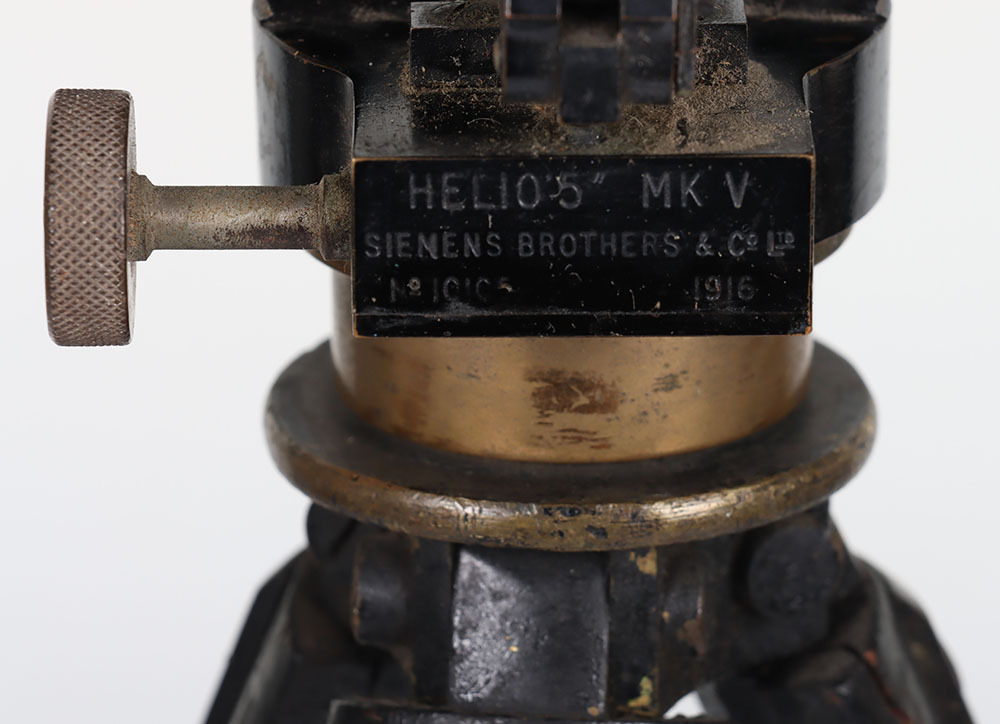 WW1 British Heliograph 5” MKV Signalling Mirror
