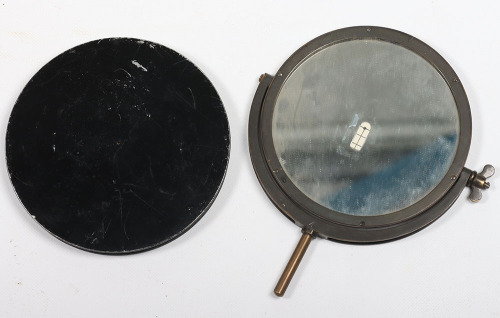 WW1 British Heliograph 5” MKV Signalling Mirror