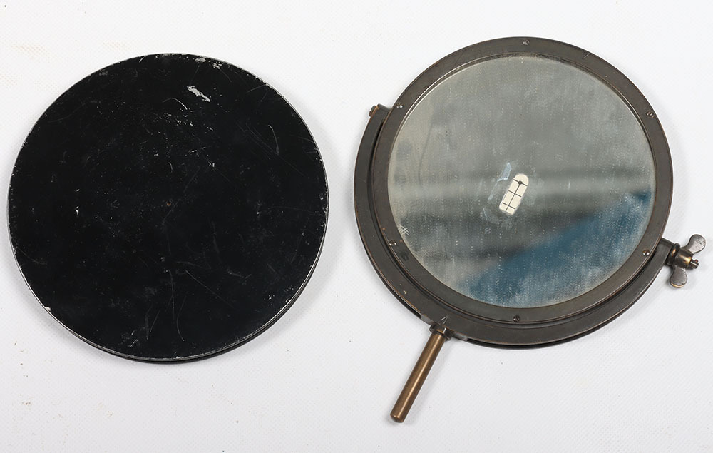 WW1 British Heliograph 5” MKV Signalling Mirror
