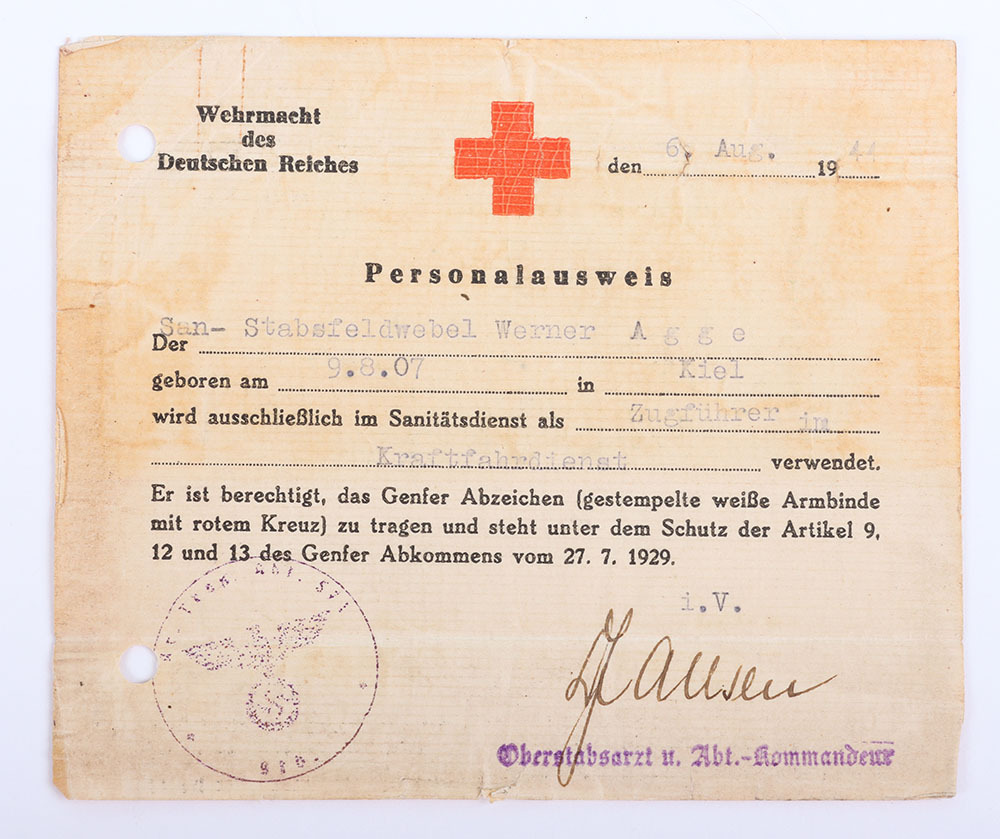 WW2 German Award Citation Pair and Documents