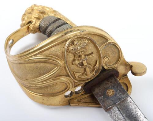 Rare Royal Navy Officer’s Victorian 1827 Pattern Sword with Lloyd’s ...
