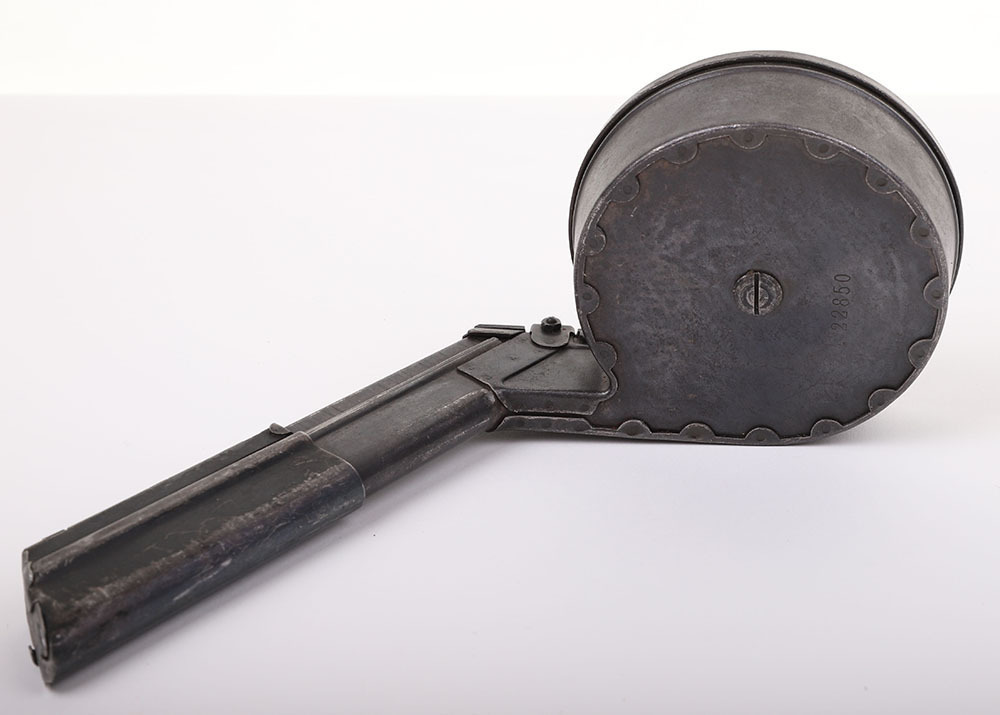 GERMAN WWI 32 ROUND 9MM SNAIL DRUM FOR ARTILLERY LUGER