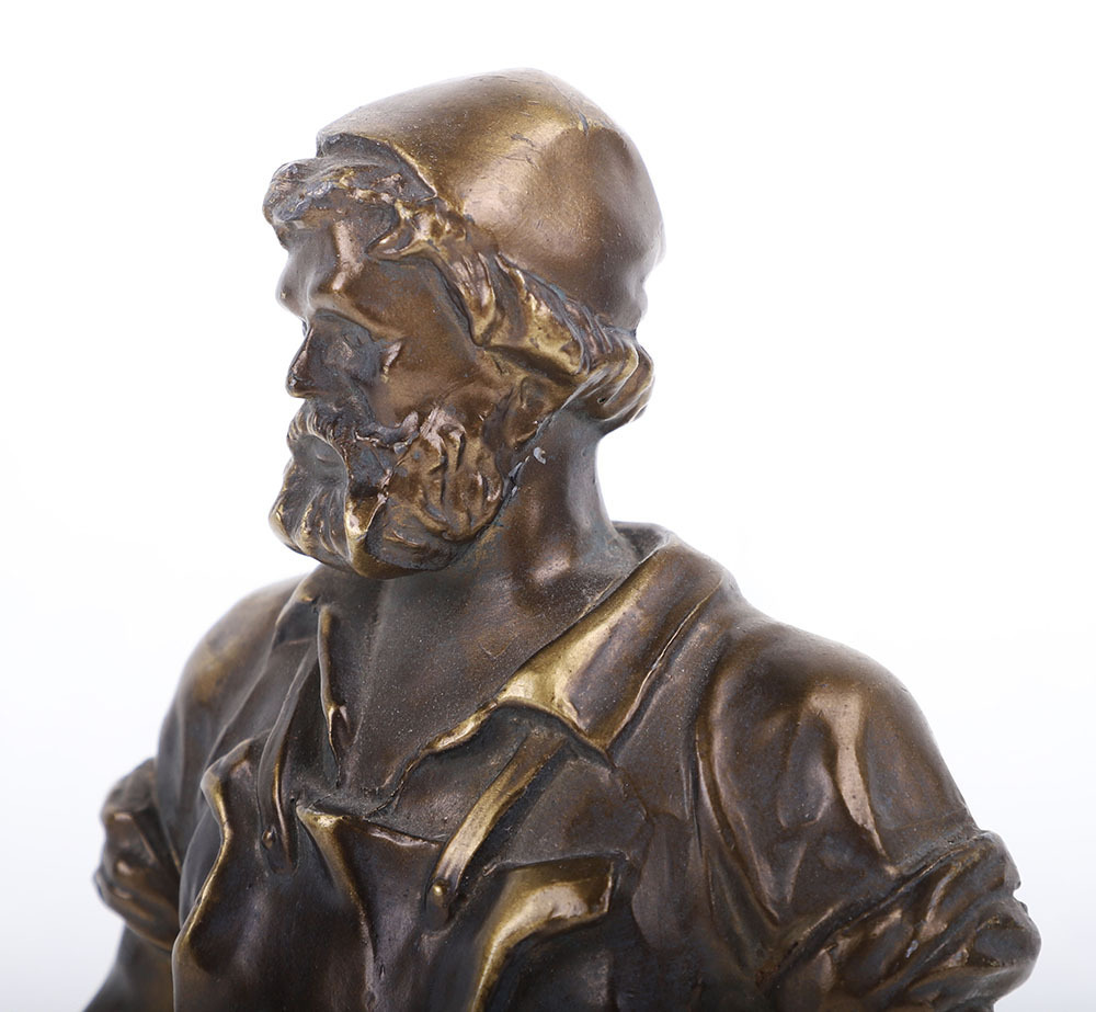 GERMAN THIRD REICH PERIOD BRONZE STATUE OF A SWORDSMITH