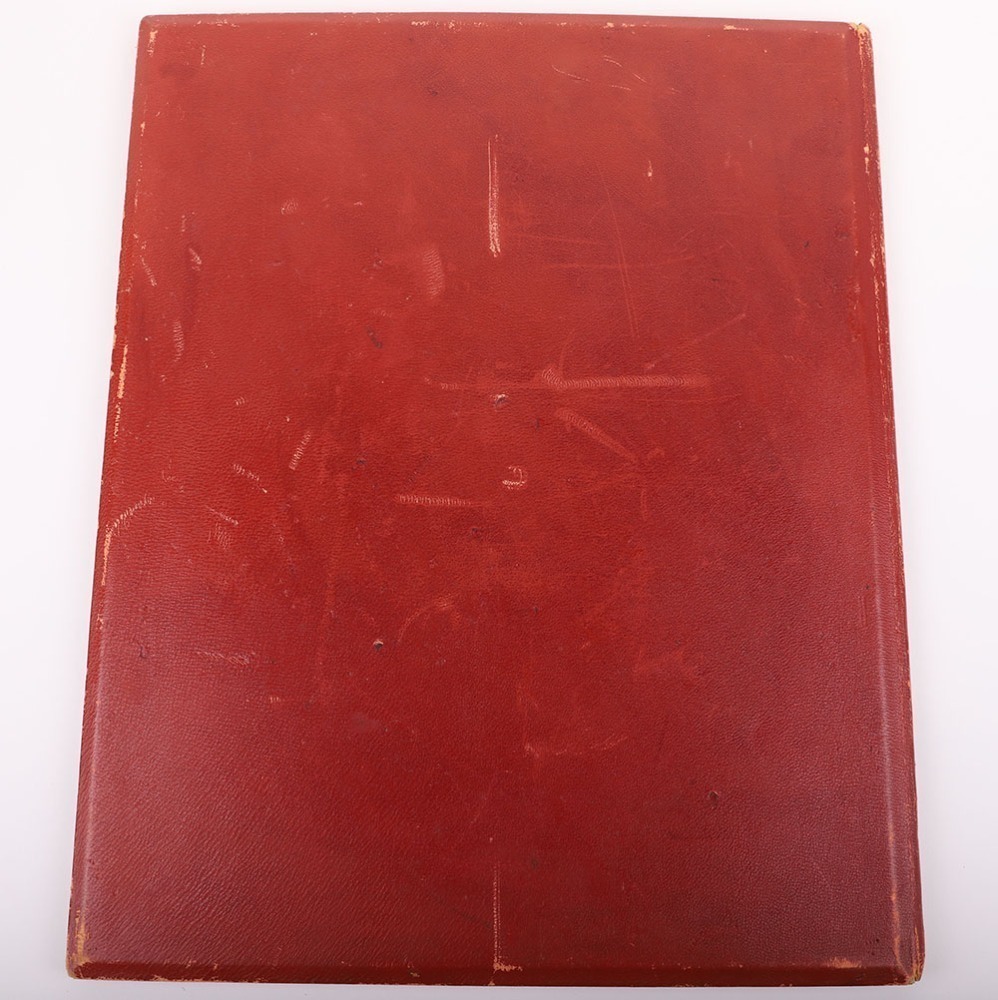 GERMAN WWII FORMAL KNIGHTS CROSS DOCUMENT & FOLDER TO ARMY MAJOR ...