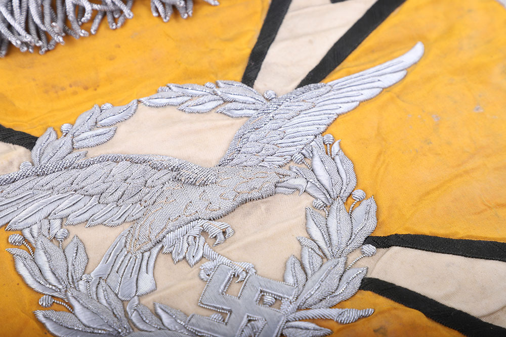 RARE WWII GERMAN LUFTWAFFE FLIGHT SECTION SCHELLENBAUM FLAG – LUFTWAFFE ...