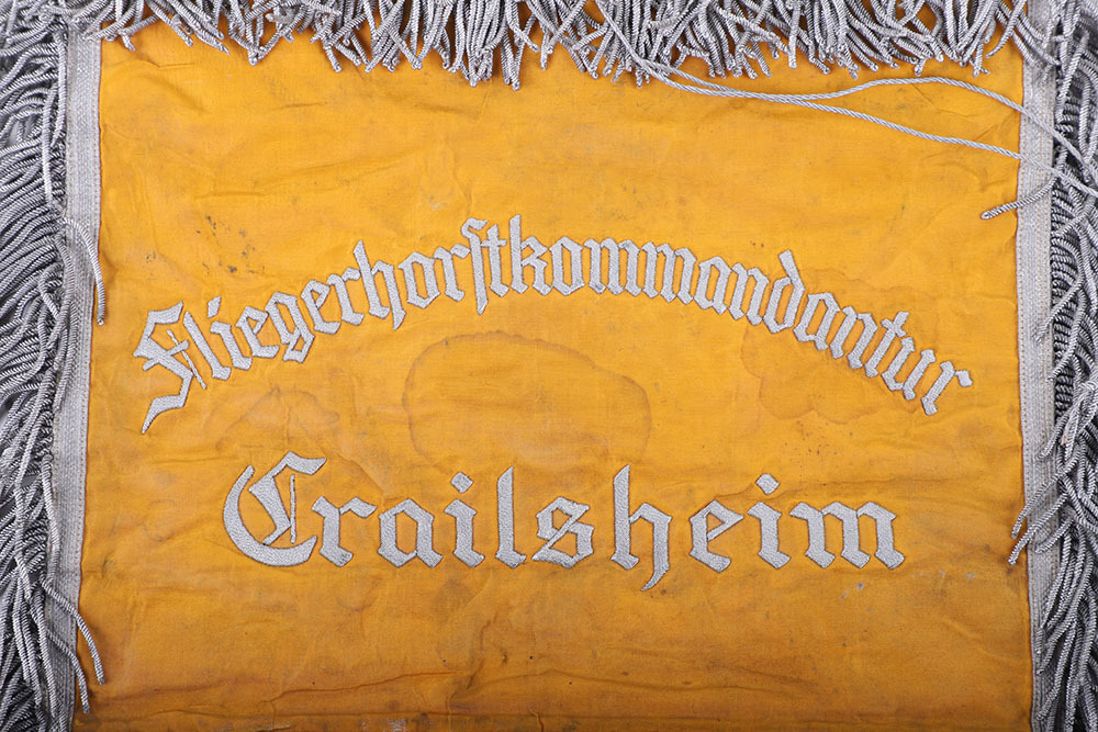 RARE WWII GERMAN LUFTWAFFE FLIGHT SECTION SCHELLENBAUM FLAG – LUFTWAFFE ...