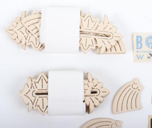 Third Reich Army Generals Manufacture Card Templates and RZM Paper Labels