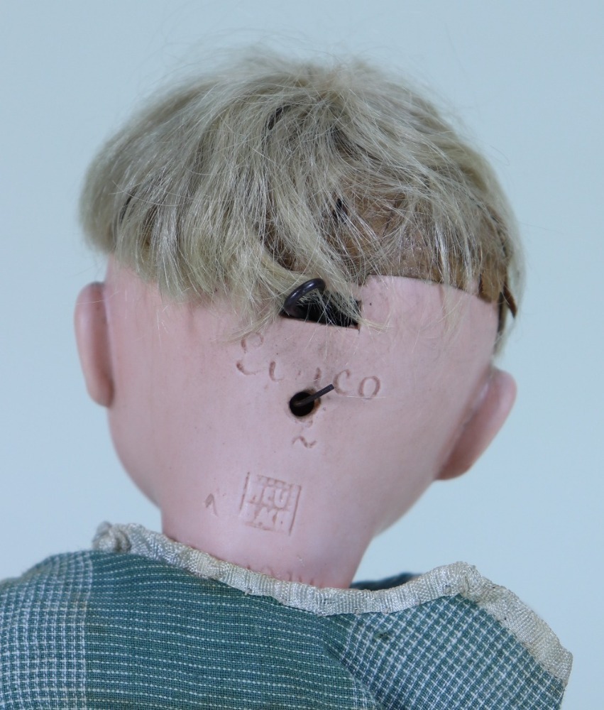 A scarce Gebruder Heubach Einco bisque head ‘Googly’ Doll, German circa ...
