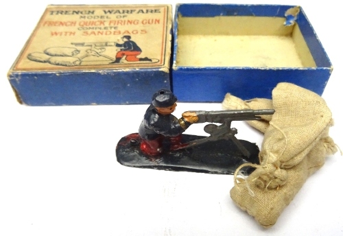 Fry Trench Warfare model of French Quick Firing Gun