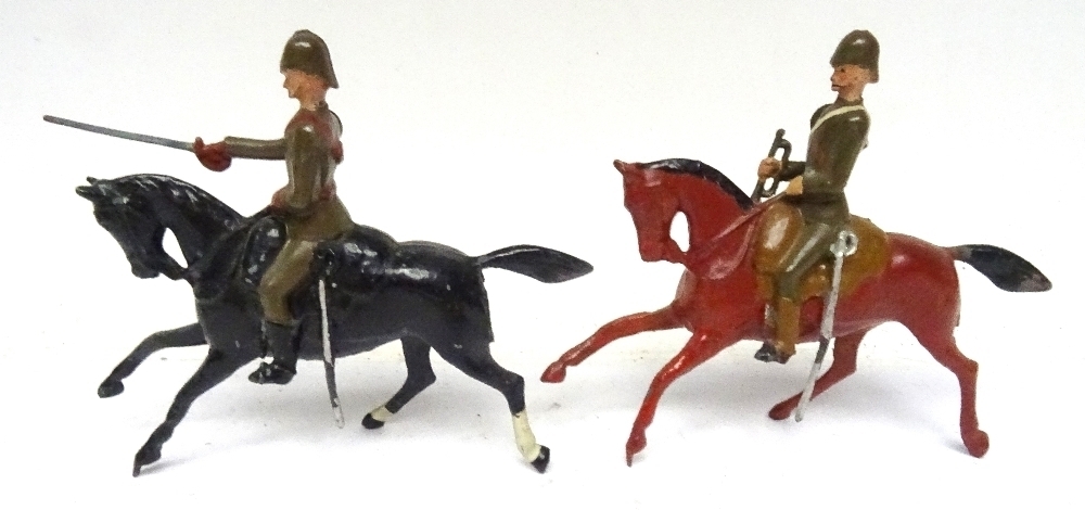 Britains SPECIAL PAINT Officer and Trumpeter, Boer War
