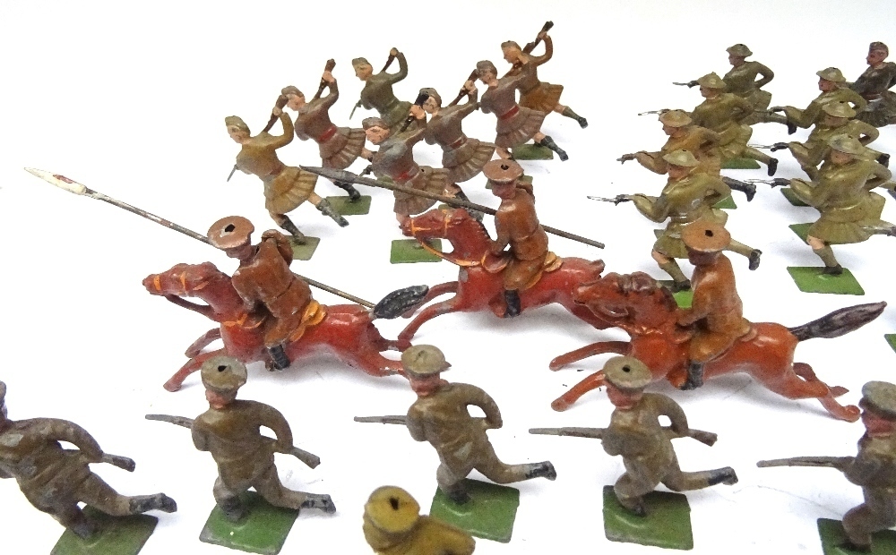 Various World War I Infantry charging