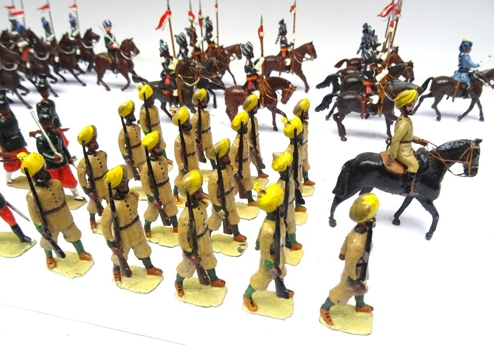 British Indian Army by John Ruddle: Sikhs with yellow turbans