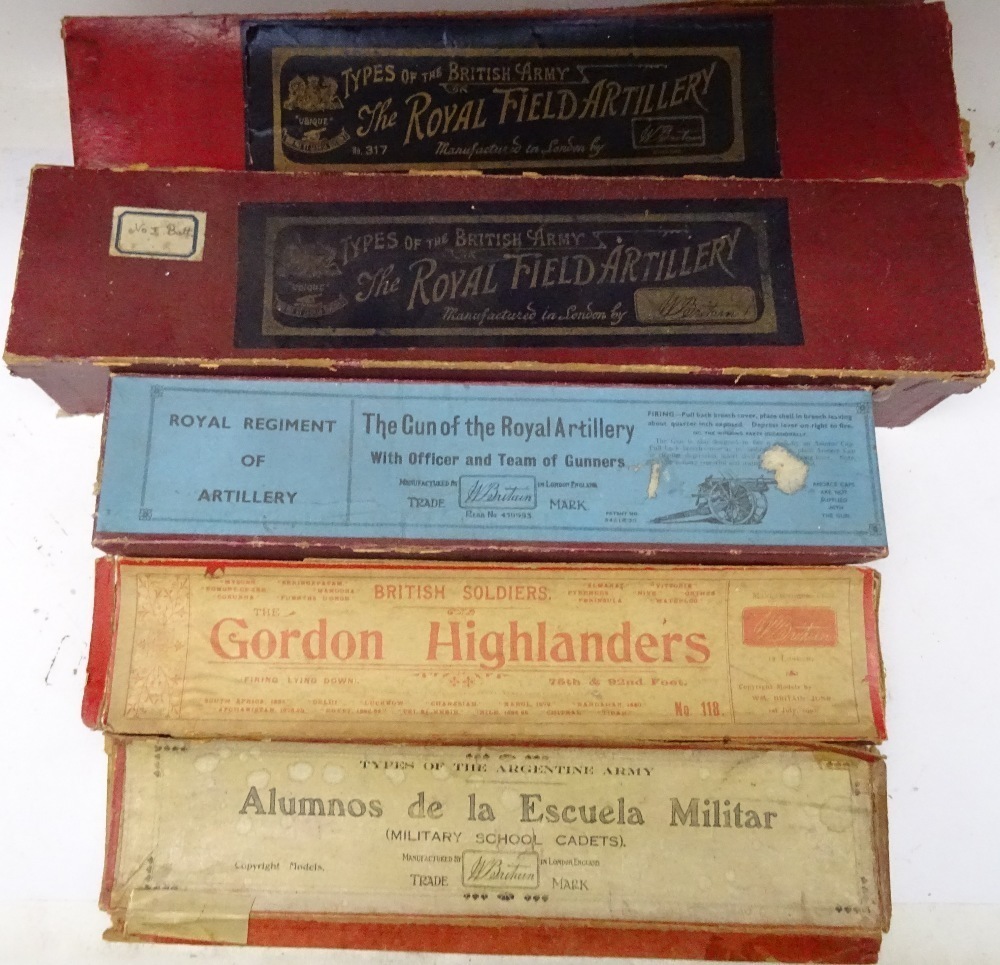 Empty Britains Cavalry and Display set Boxes