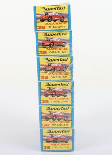 Matchbox Lesney Superfast Trade pack of six 36d Hot Rod Draguar