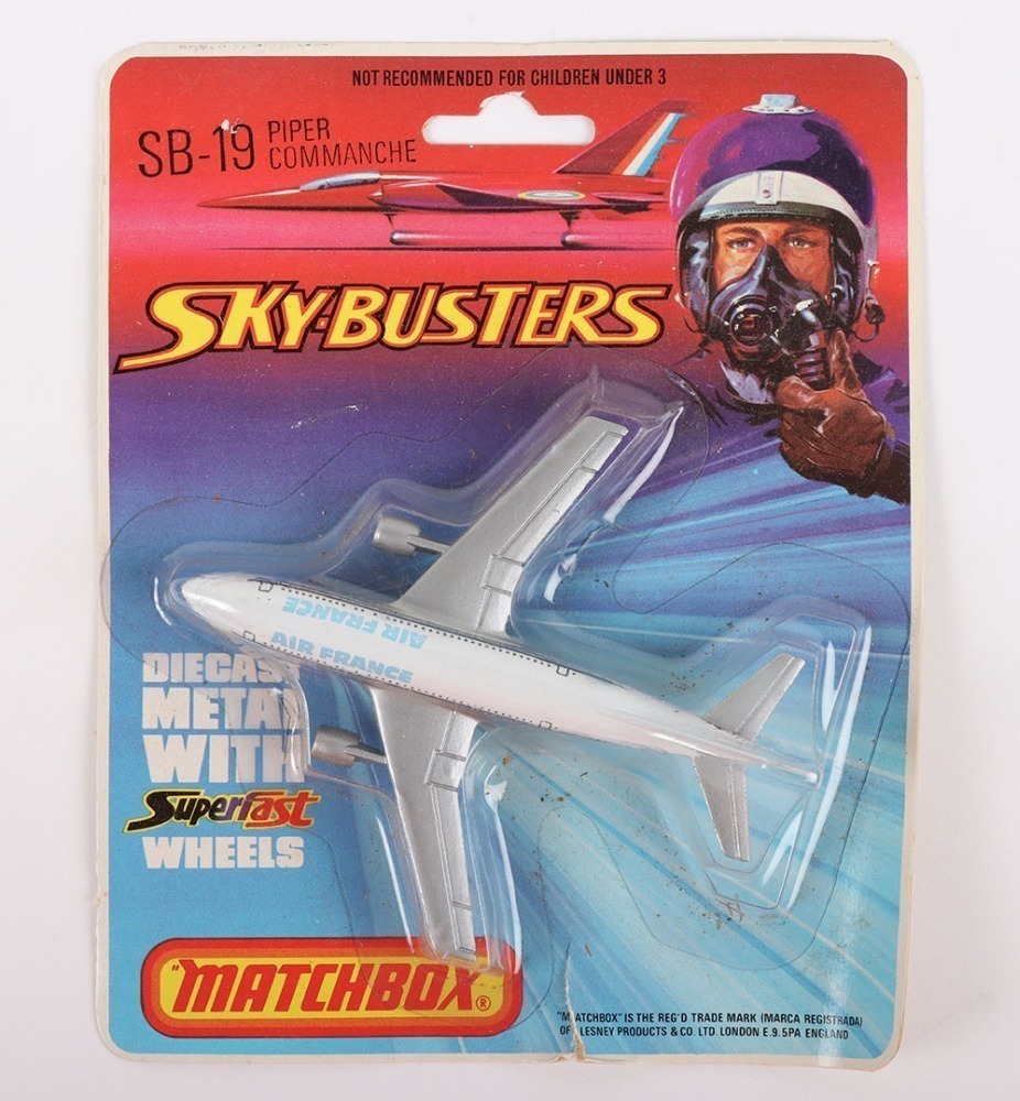 A Trade Box of 36 Matchbox Sky Busters A300B Air Bus Air France Aircraft
