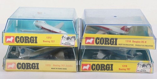Four Corgi Aircraft Models