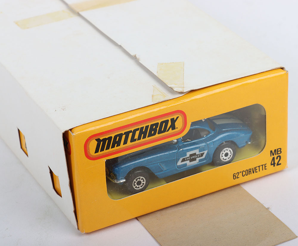 Japanese Matchbox Superfast Trade Pack of six MB-42 Corvette 62 Blue ...