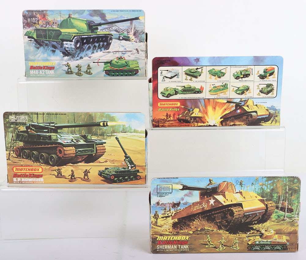 Four Matchbox Battle Kings