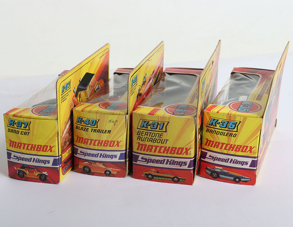 Four Matchbox Speed Kings