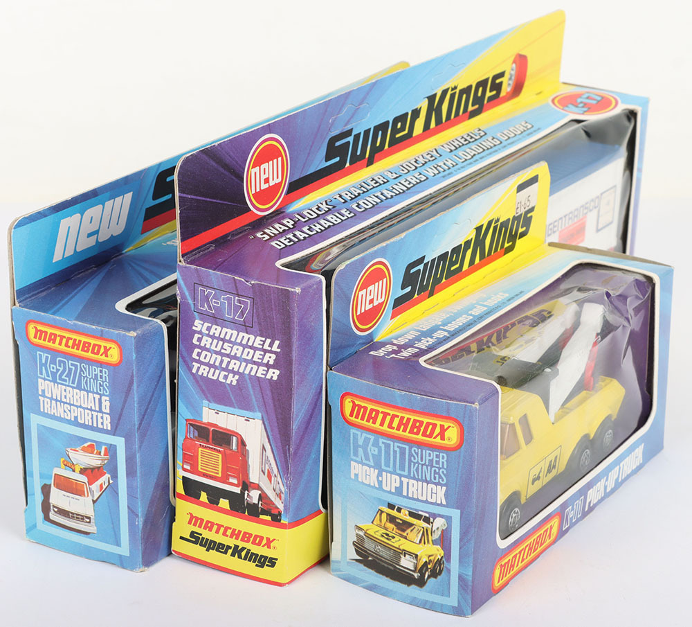 Three Matchbox SuperKings