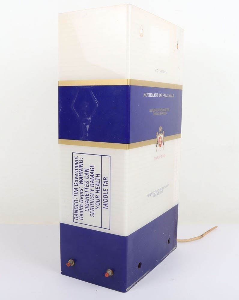 Rothmans King-size Cigarette Shop Display light & Digital Clock