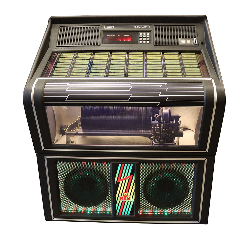 A Rare Vintage NSM City-IV Vinyl Jukebox