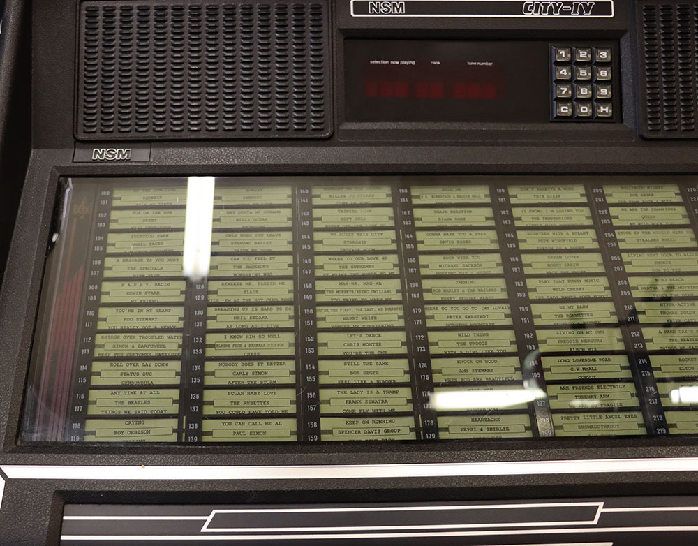 A Rare Vintage NSM City-IV Vinyl Jukebox