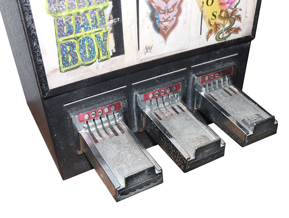 Vintage Coin Operated Tattoo Sticker and Decals Machine