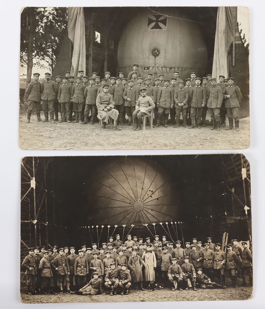 Grouping of WW1 German Postcards of Zeppelin Interest