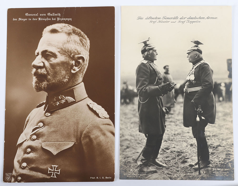 Grouping of WW1 German Postcards of Zeppelin Interest