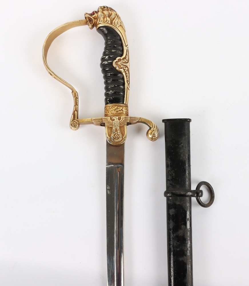WW2 German Army Officers Sword by Clemen & Jung, Solingen